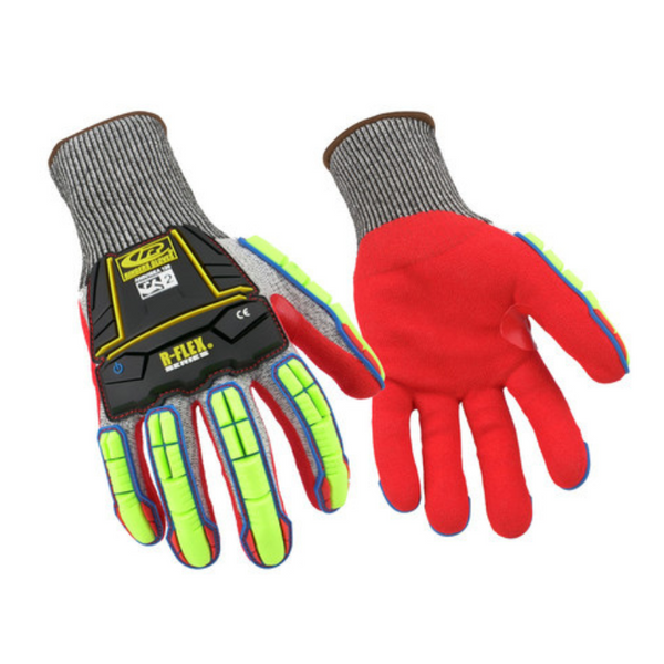 GUANTES RINGERS R065 ANTI IMPACTOS RESISTENTE A CORTES CON PALMA RECUB ...
